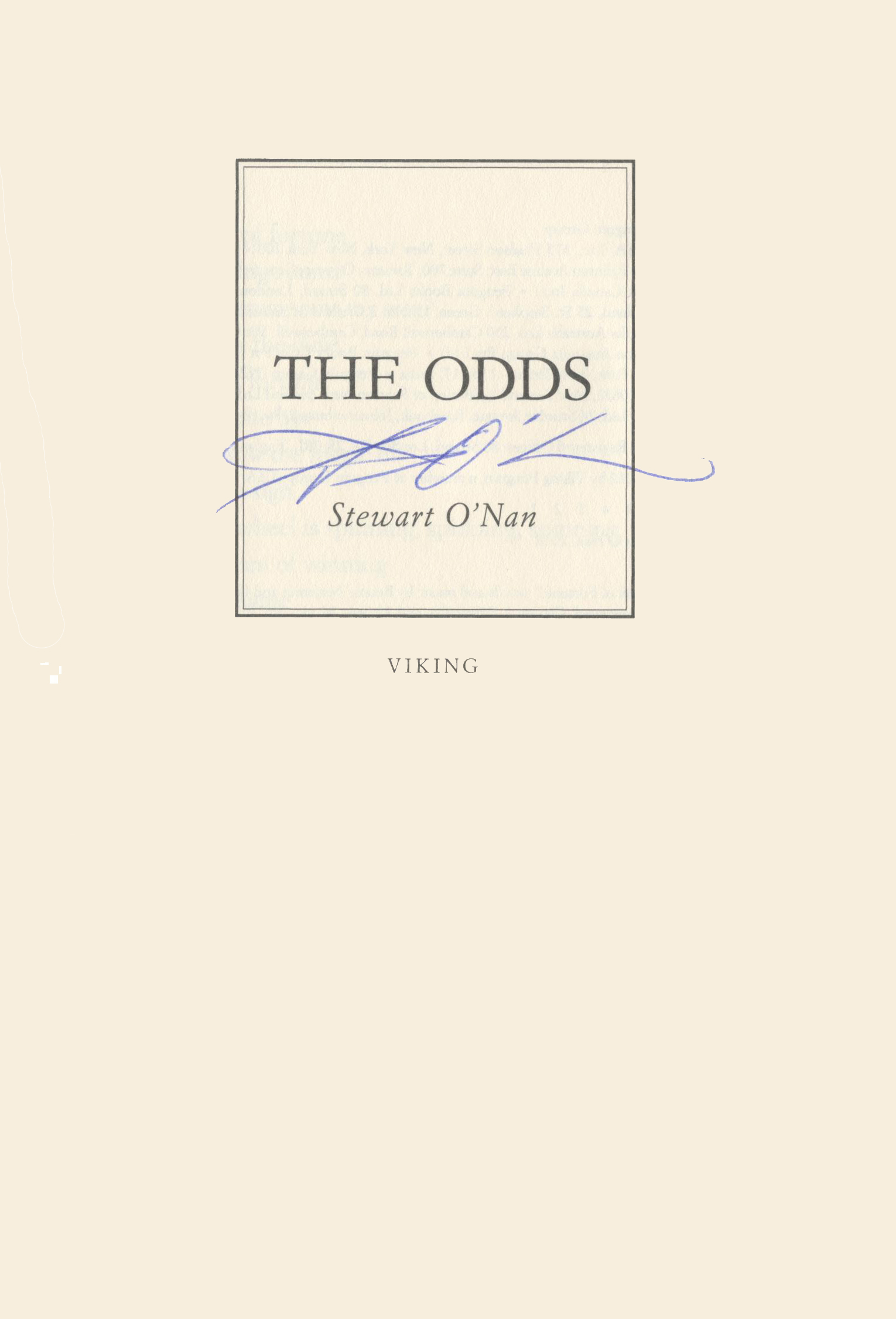 The Odds | The Alabama Booksmith